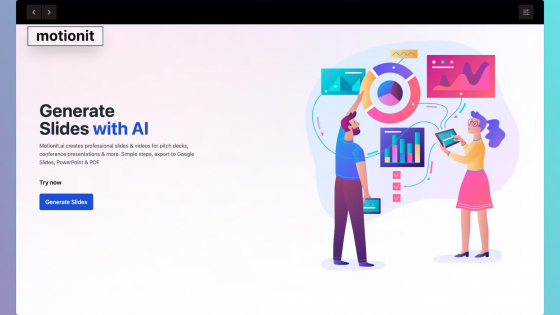 Motionit.ai - Powerful AI Tool for Creating Impressive Video & Slideshows | waildworld.com