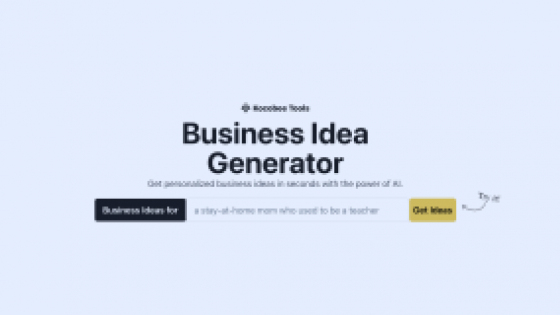 Business Idea Generator - Unlock Business Opportunities with AI-Powered ...