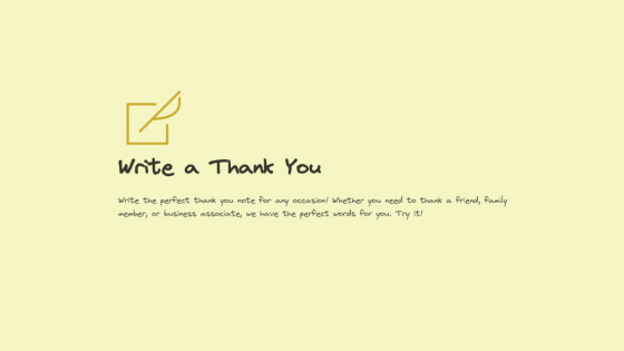 Write A Thank You - AI Tool Helps Craft Perfect Thank You Notes ...
