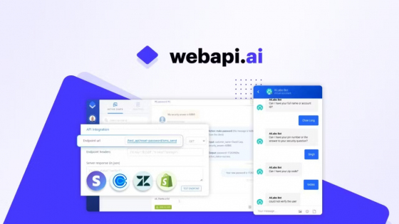 Webapi.ai 2.0 - Create & Deploy AI Chatbot Bot Easily w/ GPT3 & Smart Integrations | waildworld.com