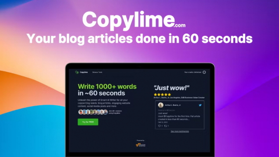 Copylime - AI-Fueled Platform for Automated Copywriting and Content Production | waildworld.com