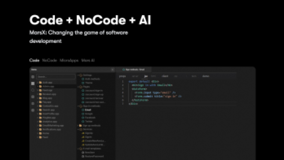 MarsX - Advance Dev Platform: AI-powered Mars, Create Apps up to 10x Faster w/ No-Code and ...