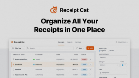 Receipt Cat - AI-Powered Receipt Scanning & Expense Tracking Tool ...