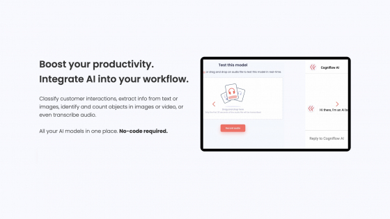 Cogniflow - Effortlessly Generate AI from Text, Images, and Audio - No Coding Needed ...