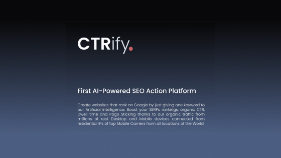 CTRify - Boost your website's ranking with AI-Powered SEO | waildworld.com