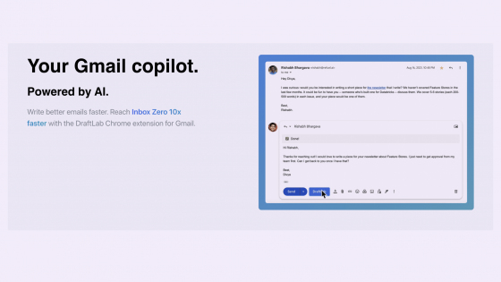 DraftLab - Effortlessly write better emails and achieve Inbox Zero faster with DraftLab for ...
