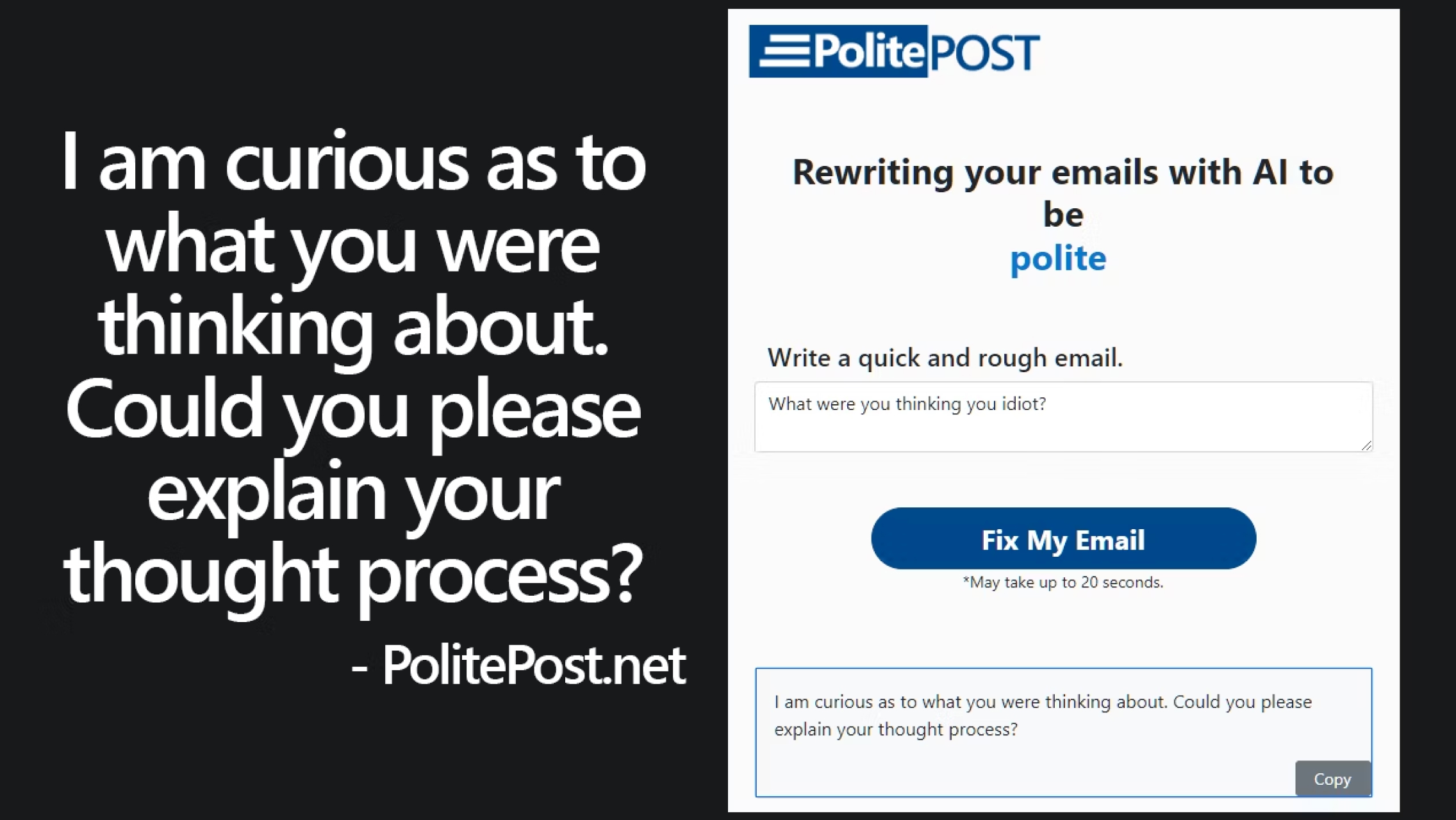 PolitePost - Maintain a Courteous & Safe Email Tone with AI Tool ...