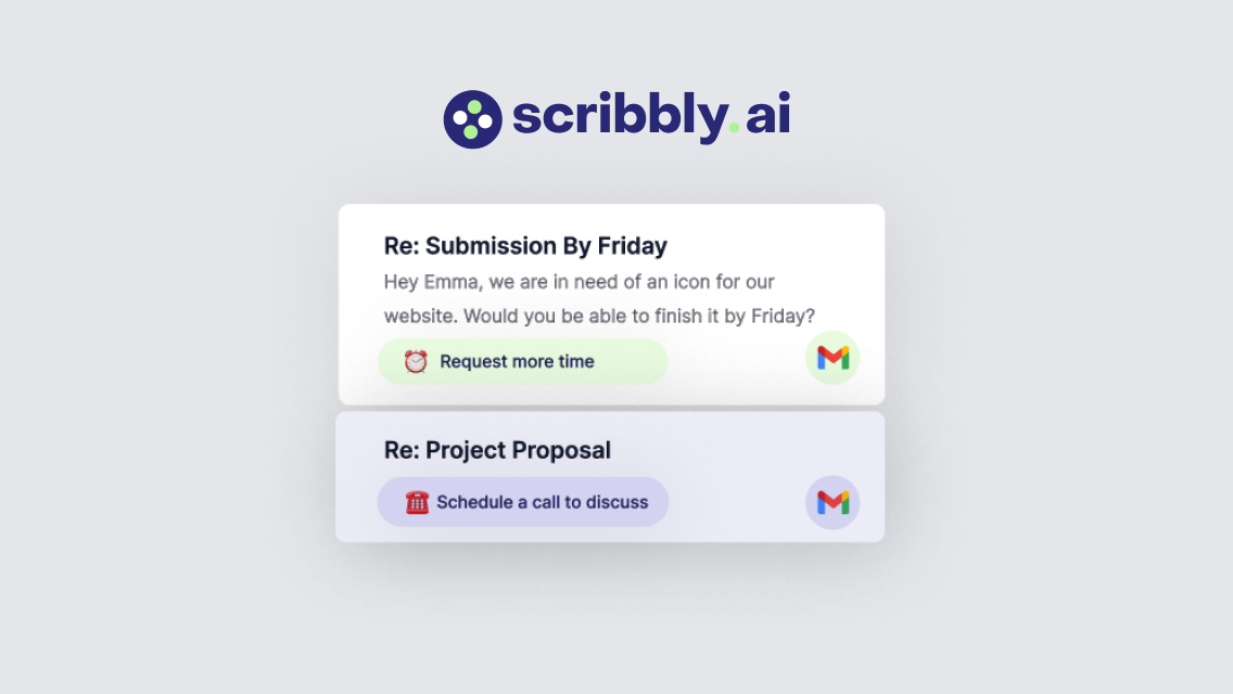 Scribbly - Write emails 10x faster with an AI assistant | waildworld.com