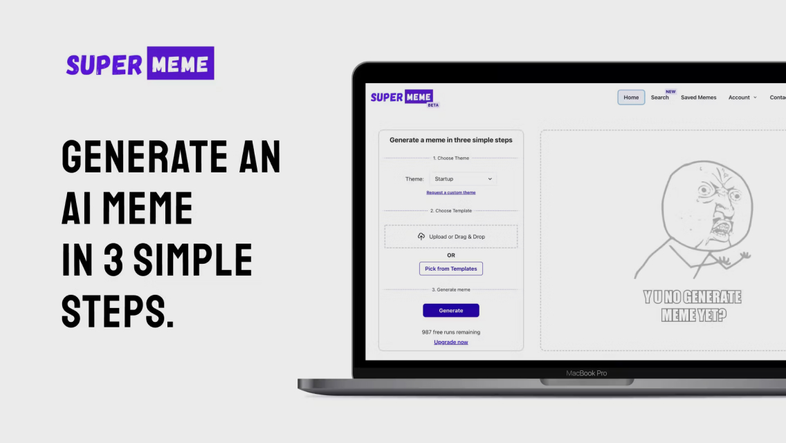 Supermeme.ai - Revamp Your Meme Strategy With a Multilingual AI Generator | waildworld.com