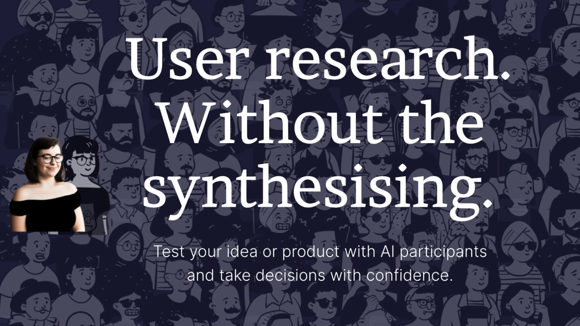 Synthetic Users - an AI tool for user research without hassles. Get AI-driven virtual ...