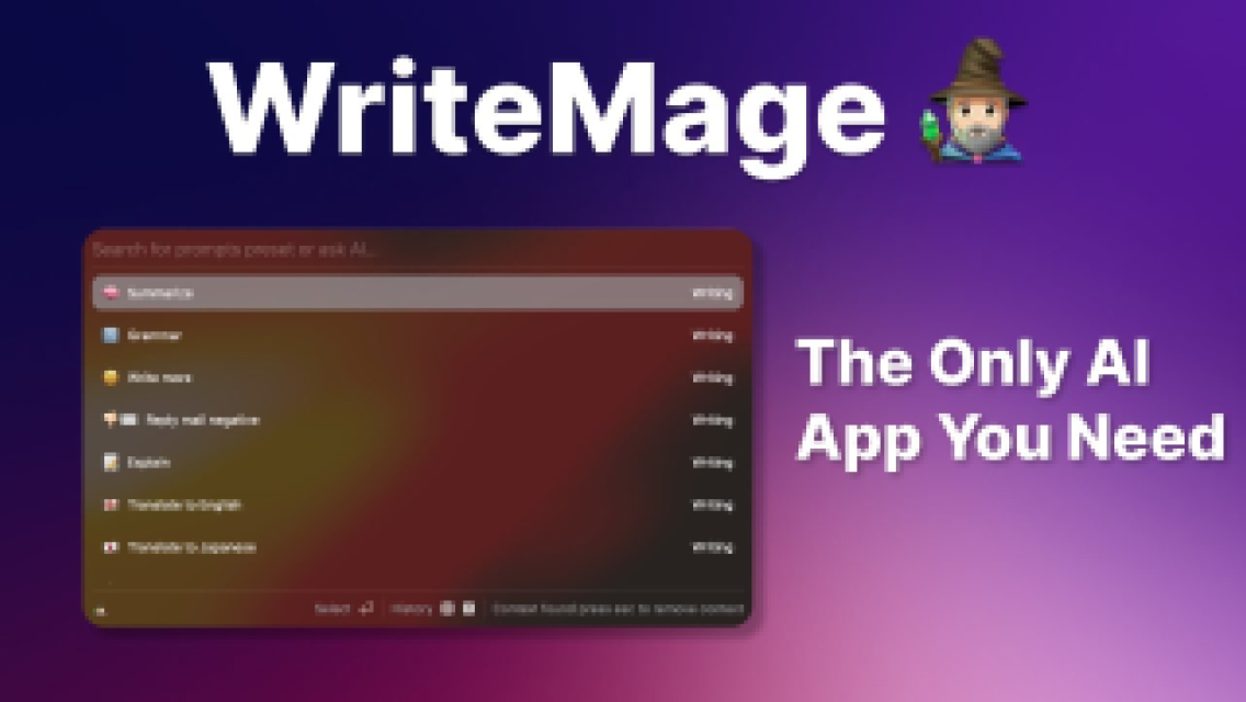 WriteMage - Boost Your Productivity with Chat GPT Integrated AI App for macOS/iOS Devices ...