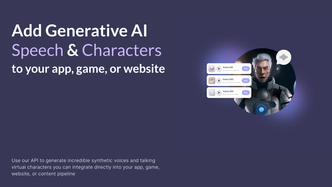 Charactr - Revolutionary AI tool for generating synthetic voices, videos, and virtual characters ...