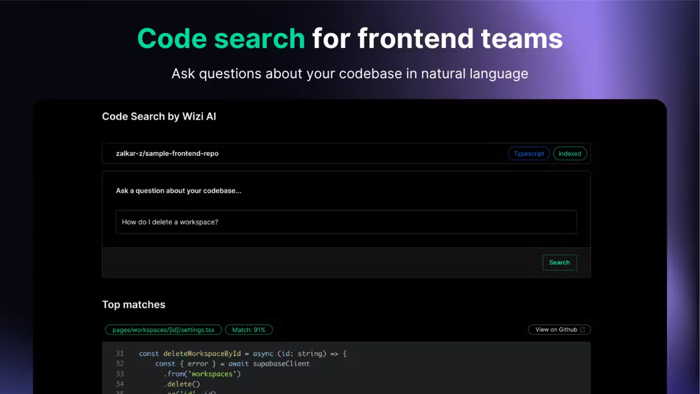 Wizi AI - Effortless Common Frontend Workflow with Wizi's AI Agent | waildworld.com