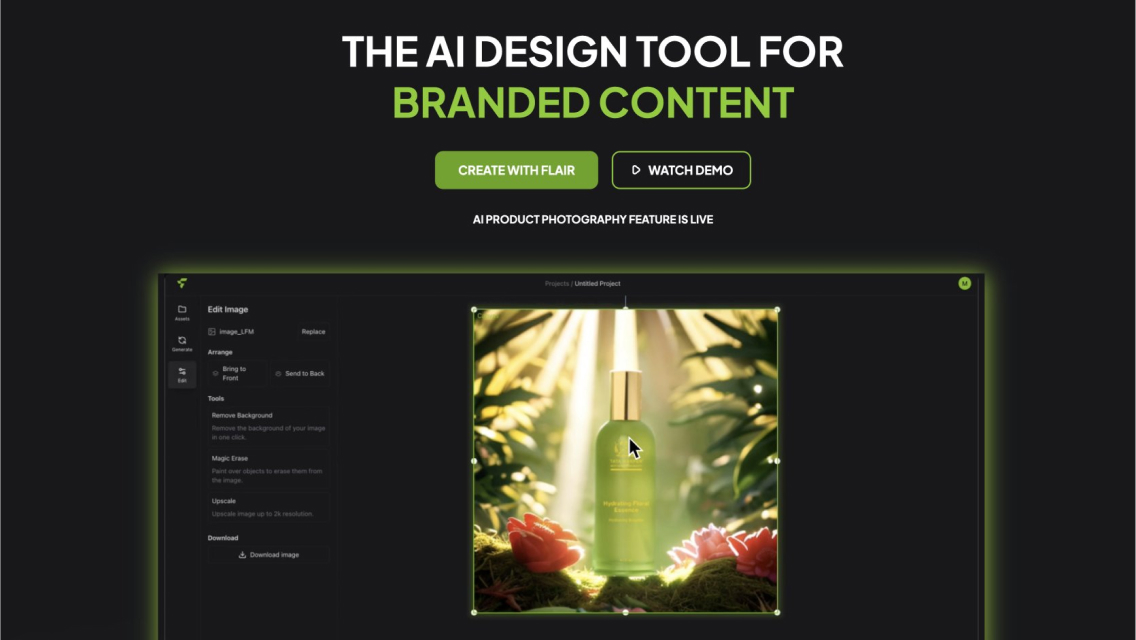 Flair AI - Create Stunning Branded Content with AI Tool. | waildworld.com