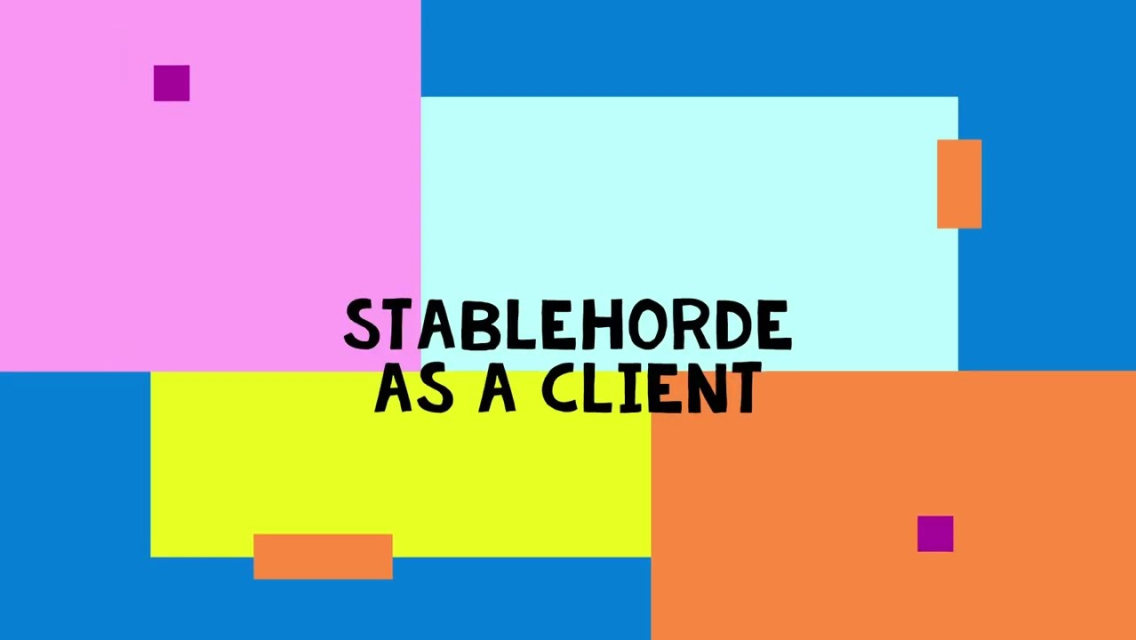Stable Horde - Efficient crowd-sourced distributed AI network with user ...