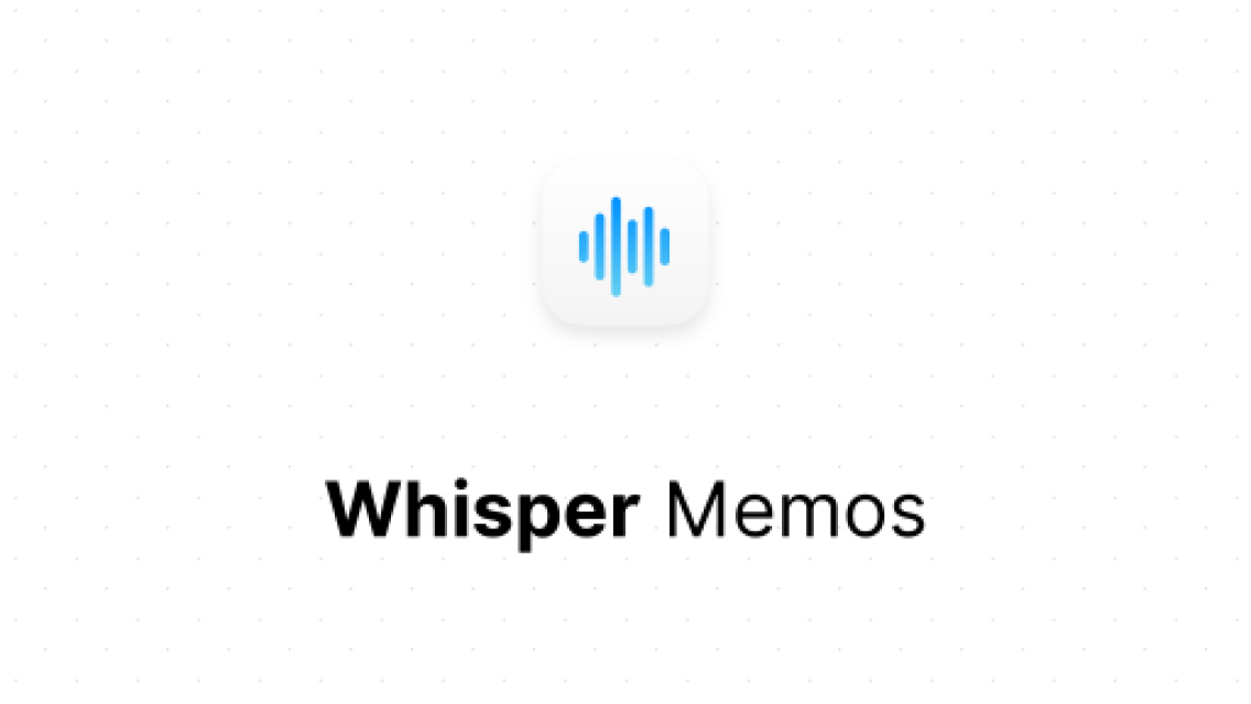 Whisper Memos - A mobile app to quickly transcribe spoken words to text ...