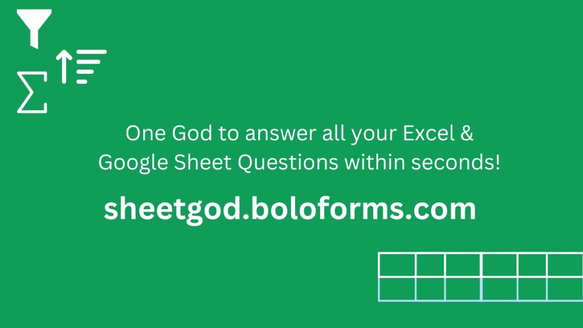SheetGod Effortlessly Generate Complex Excel Formulas With AI Powered SheetGod Effortlessly Generate Complex Excel Formulas With AI Powered