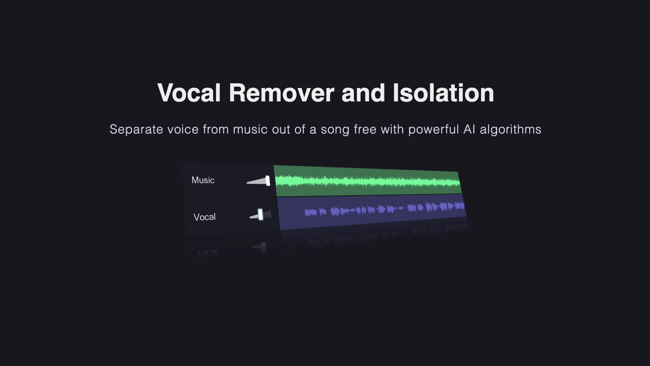 Vocal Remover - AI tool for spliting vocals and instrumental tracks ...