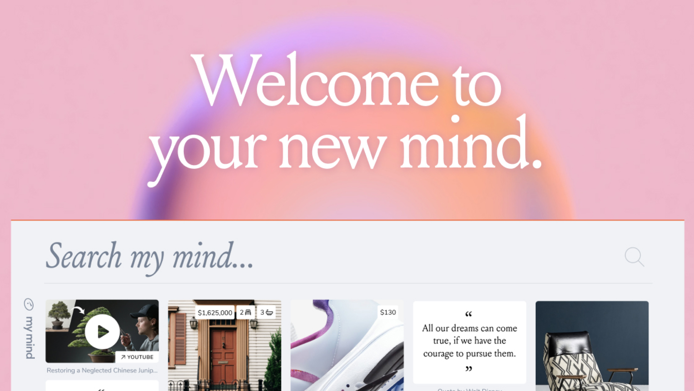 MyMind - Effortlessly Save Everything Important with MyMind AI | waildworld.com
