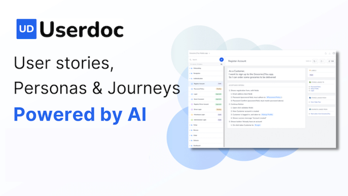 Userdoc - Efficiently Manage Large Technical System Requirements with AI Support | waildworld.com