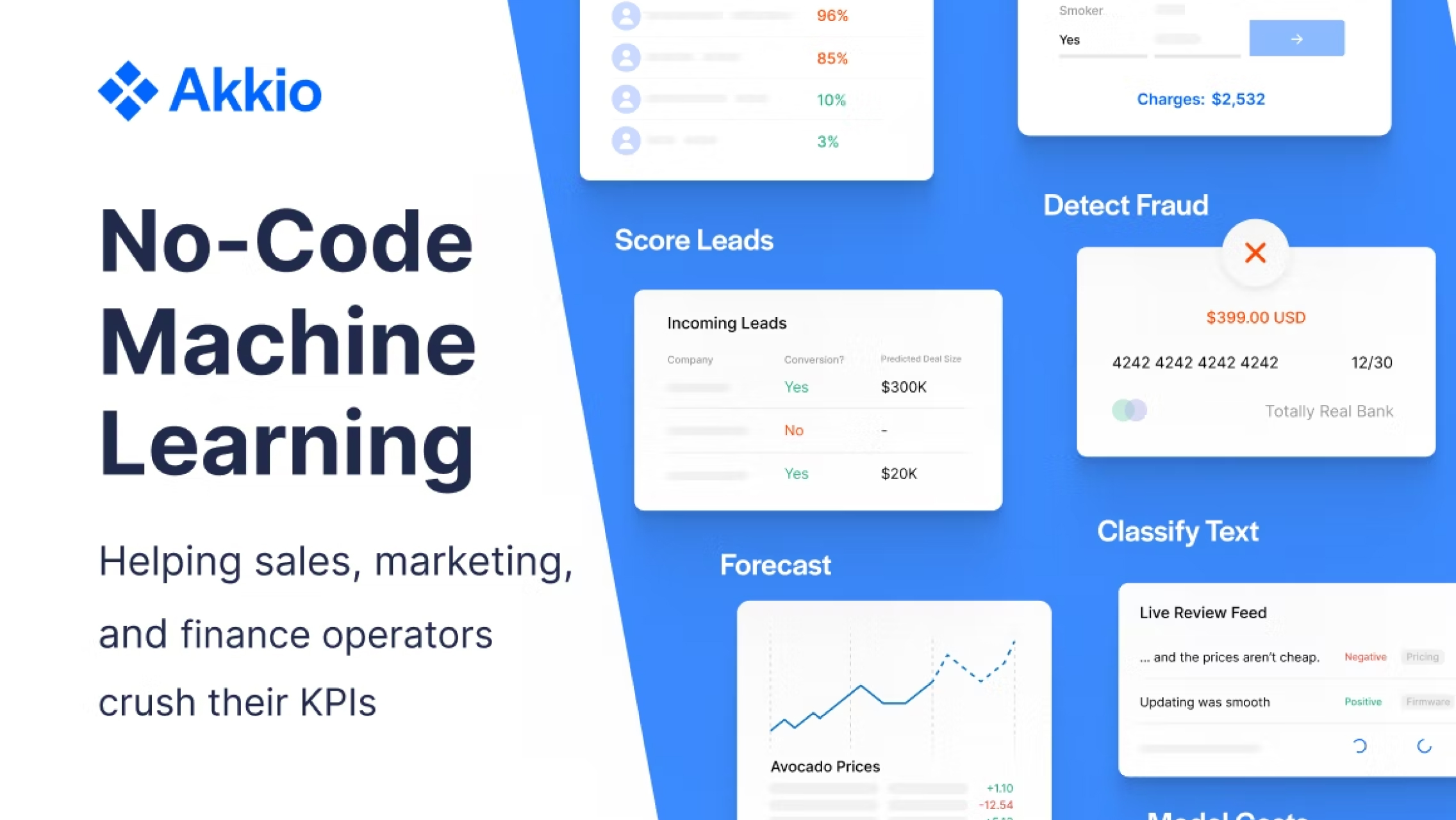 Akkio - Streamline Business Decisions with Easy AI Forecasting | waildworld.com
