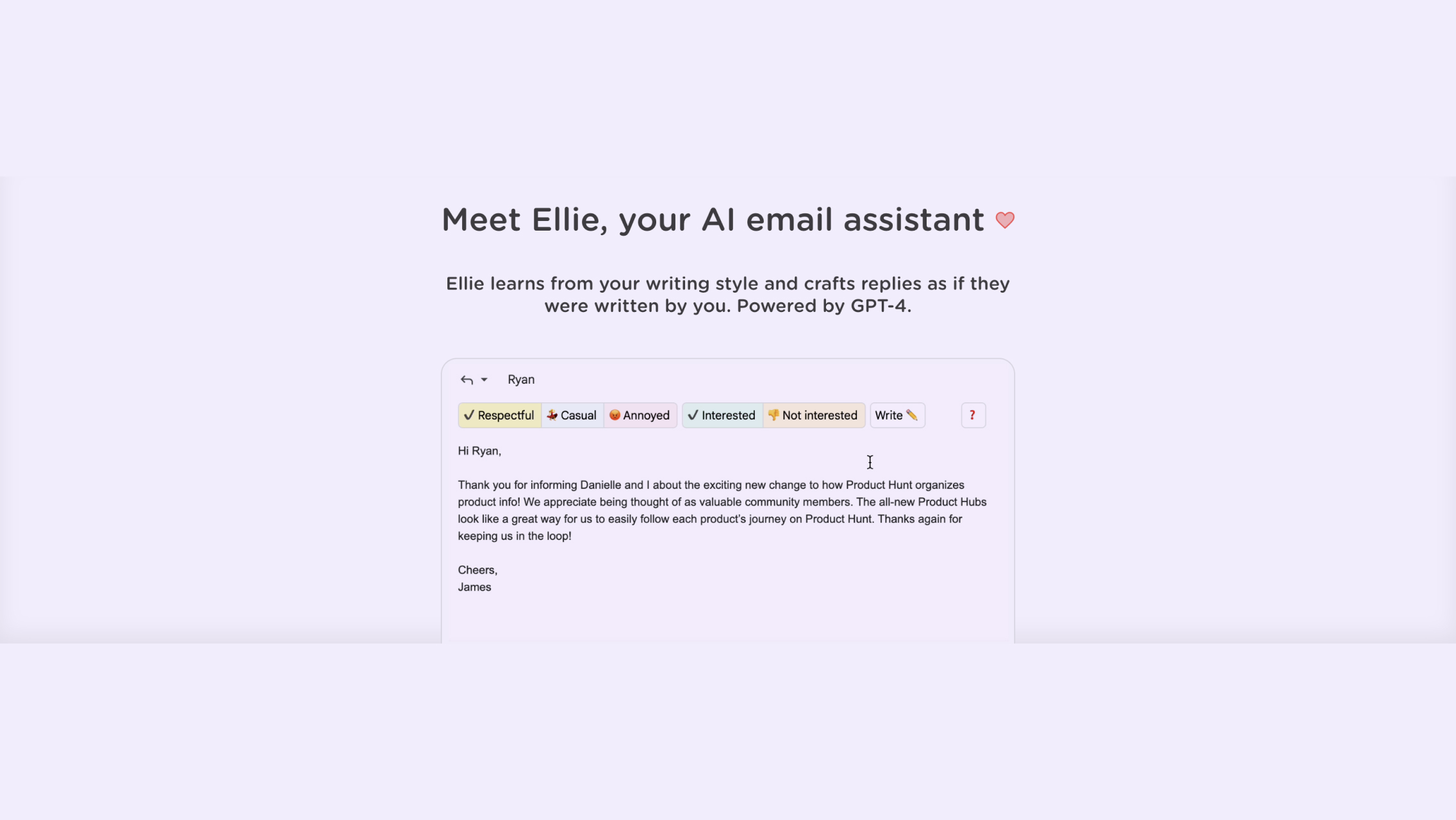 Ellie - AI Writing Tool with Mimicry Capability for Personalized ...